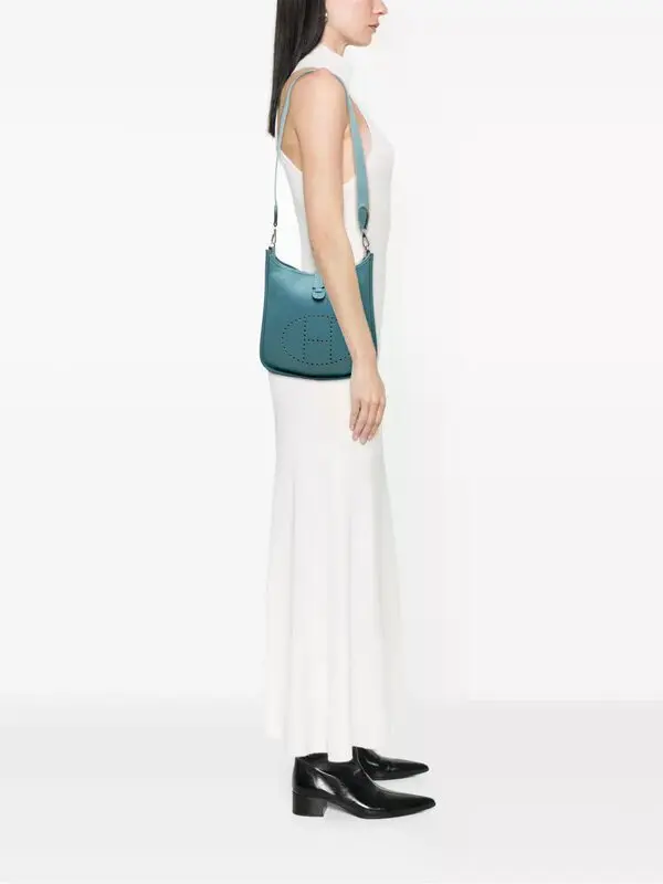 Hermès Clemence Evelyne Ii 29 Crossbody Bag - Blue