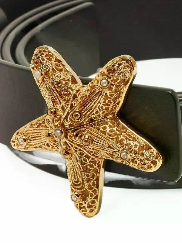 Dior 2024 Starfish Leather Belt