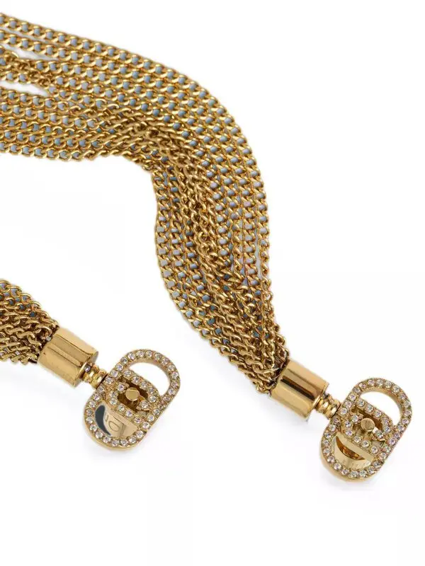Liu Jo Crystal-embellished Chain-fringe Earrings