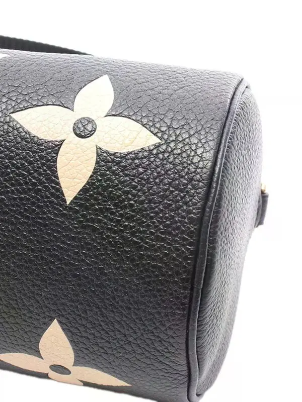 LOUIS VUITTON 2021-2026 Bicolor Monogram Empreinte Giant Papillon Bb Satchel