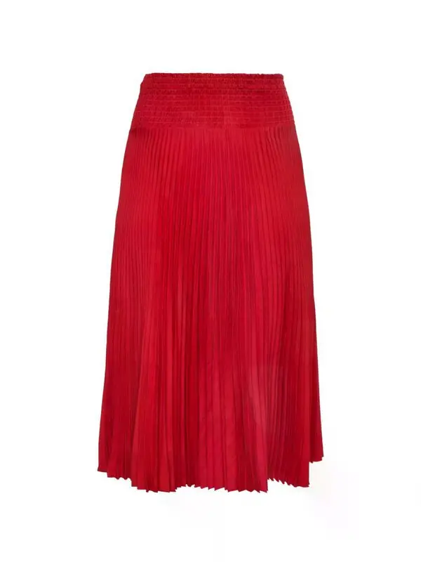 Prada Plissé Midi Skirt
