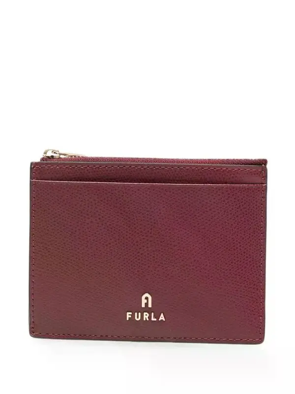 Furla L Camelia Logo-plaque Card Holder - Red