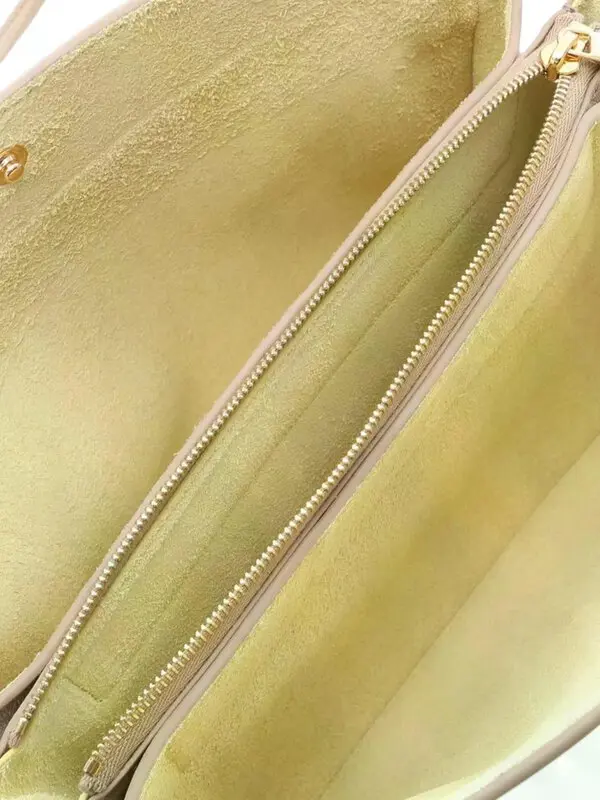Celine 2000-2026 Leather Trio Flap Shoulder Bag