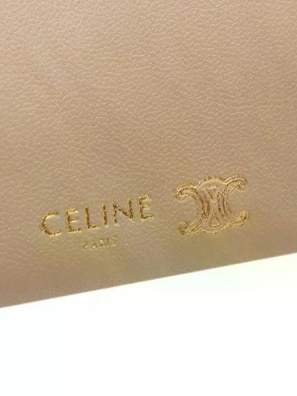 Celine 2000-2026 Leather Trio Flap Shoulder Bag