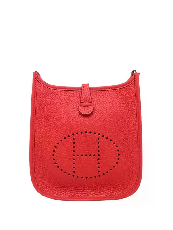Hermès 2025 Clemence Evelyne I 16 Amazone Crossbody Bag - Red