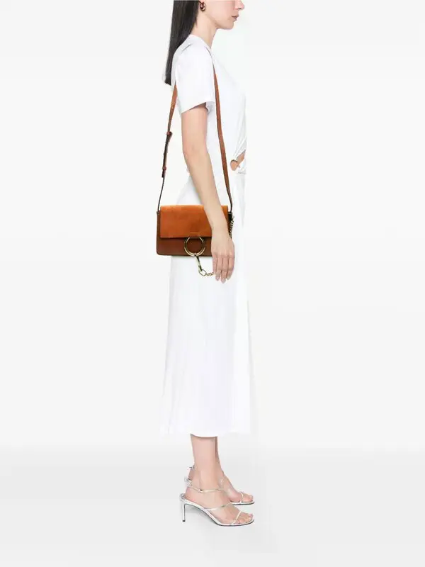 Chloé Faye Crossbody Bag - Brown