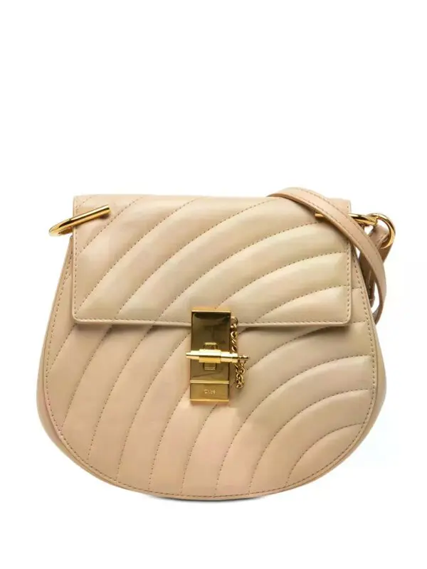 Chloé 2018 Small Quilted Leather Drew Bijou Crossbody Bag