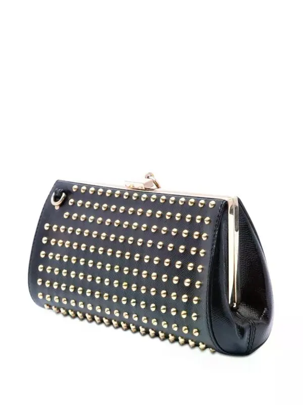 Burberry 2000-2017 Studded Calfskin Padlock Crossbody Bag