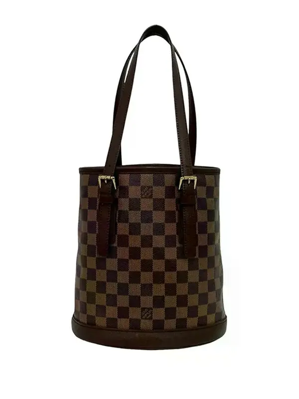 LOUIS VUITTON Damier Ebene Marais Bucket Bag