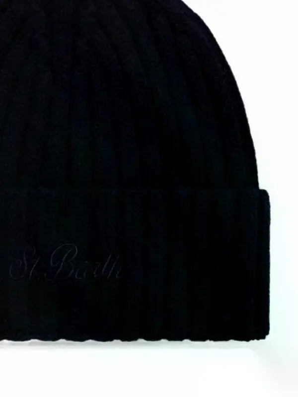 MC2 SAINT BARTH Wengen Logo-embroidered Wool Beanie Hat
