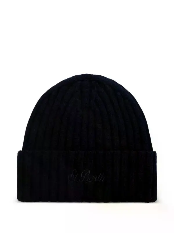 MC2 SAINT BARTH Wengen Wool Beanie Hat - Blue