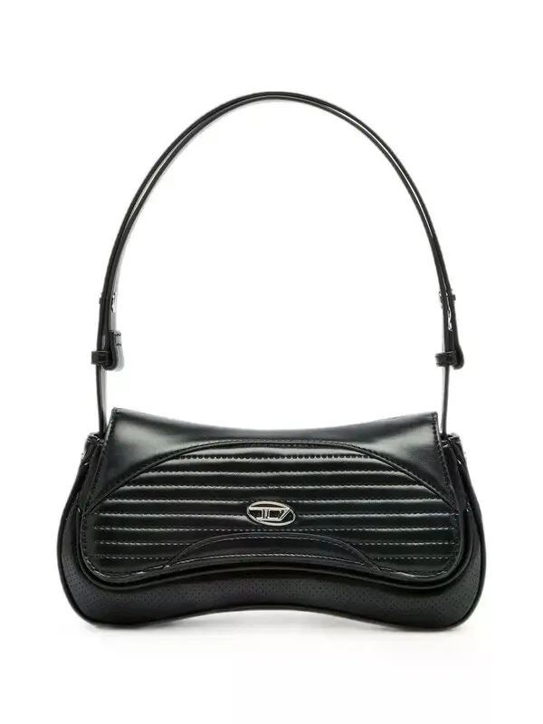 DIESEL® Play Clutch In Perforated And Quilted Pu - Black
