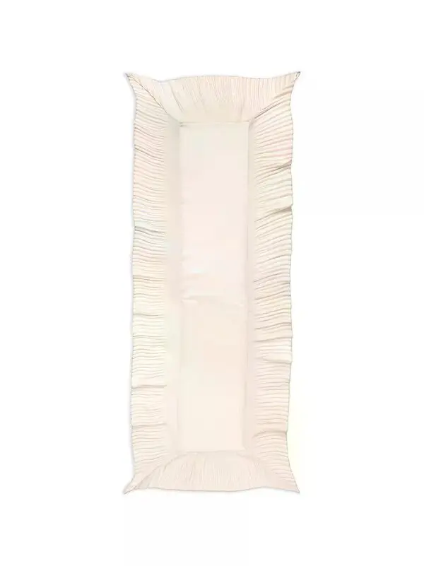 BETTY BARCLAY Plissé-effect Ruffled Scarf - Neutrals