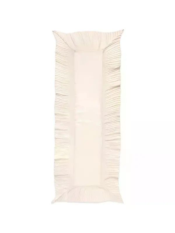 BETTY BARCLAY Plissé-effect Ruffled Scarf - Neutrals