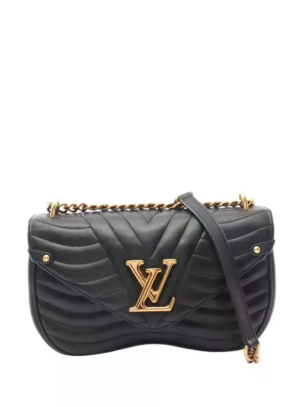 LOUIS VUITTON New Wave Chain Bag Mm Satchel