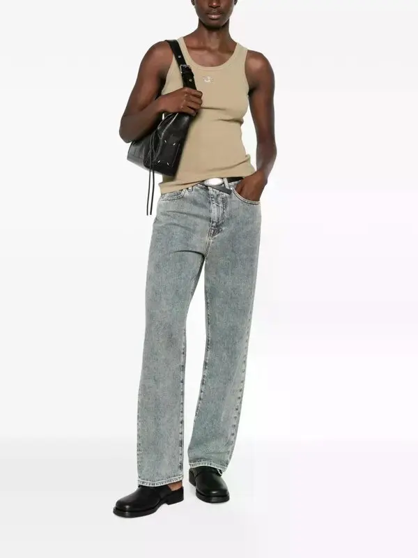 DIESEL® Ribbed-knit Tank Top - Neutrals