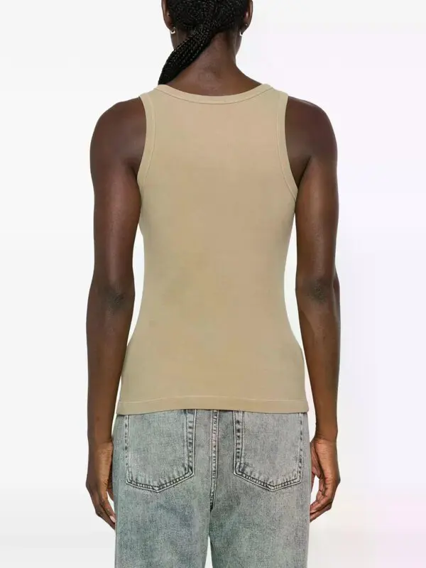 DIESEL® Ribbed-knit Tank Top - Neutrals
