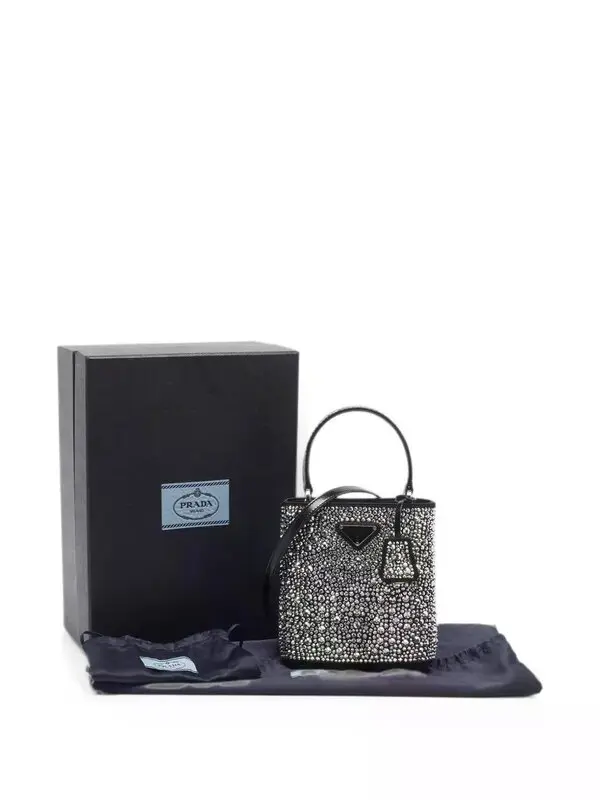 Prada Panier Crystal-embellished Handbag