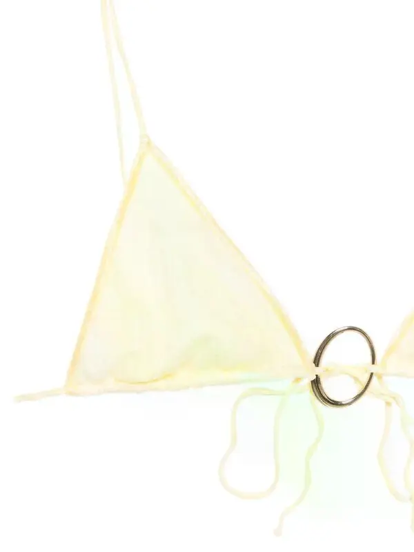 Oseree Ring Detail Bikini - Yellow