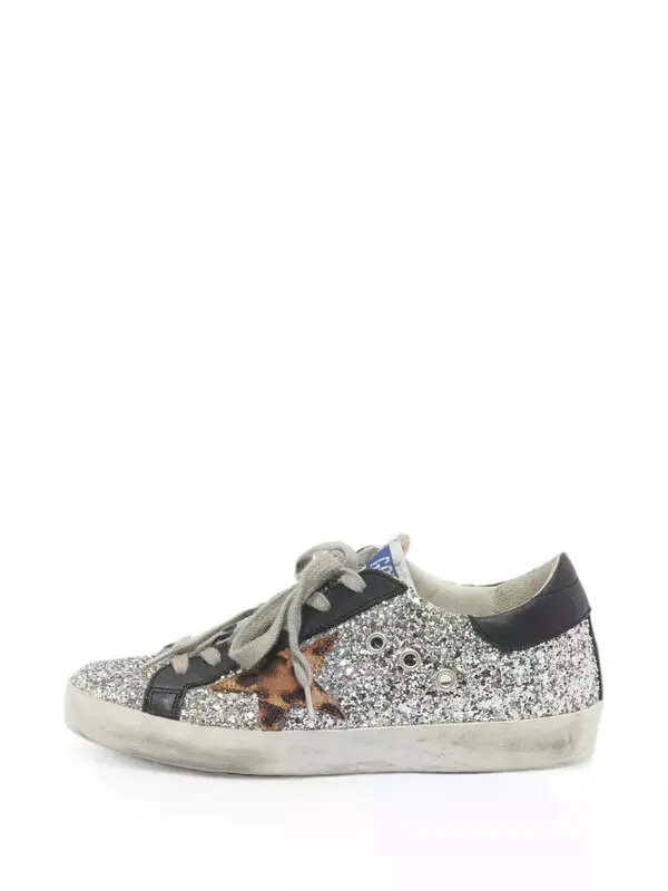 GOLDEN GOOSE Super Star Glitter Sneakers