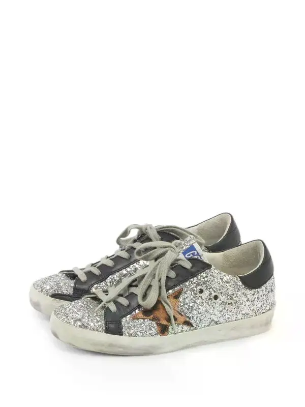GOLDEN GOOSE Super Star Glitter Sneakers
