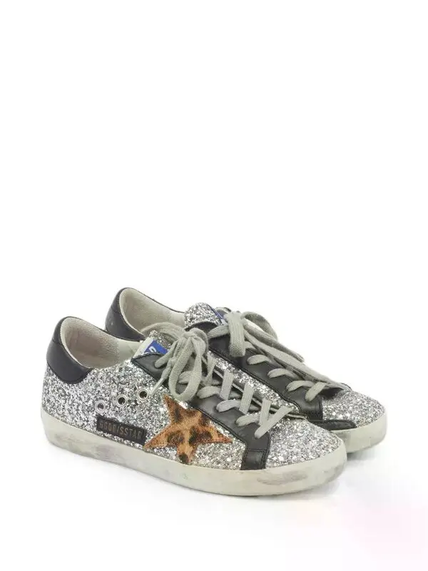 GOLDEN GOOSE Super Star Glitter Sneakers