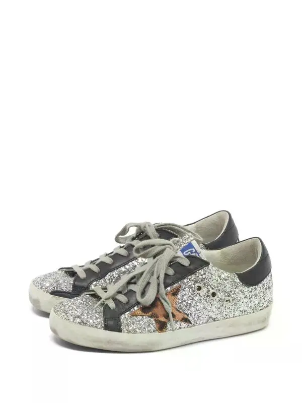 GOLDEN GOOSE Super Star Glitter Sneakers