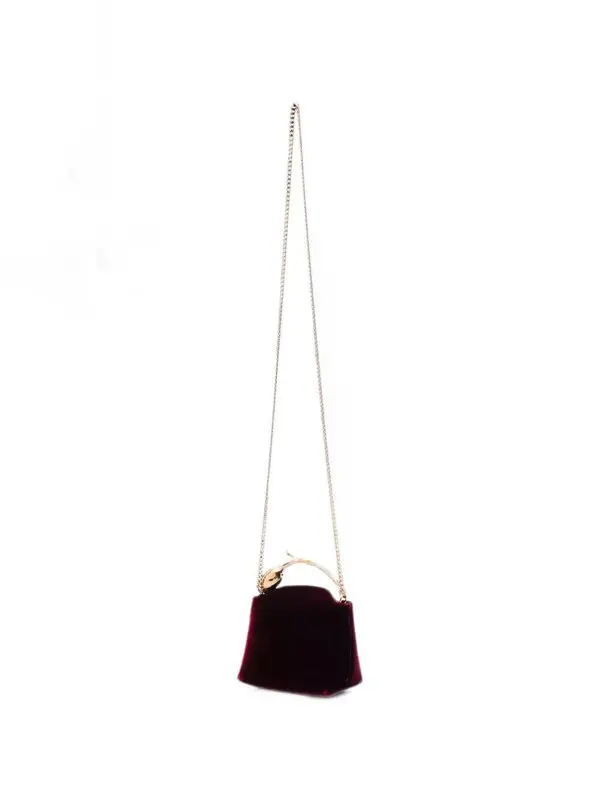 Erdem Micro Bloom Velvet Tote Bag