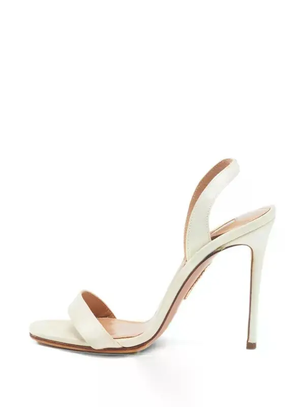 AQUAZZURA So Nude Slingback-strap Sandals