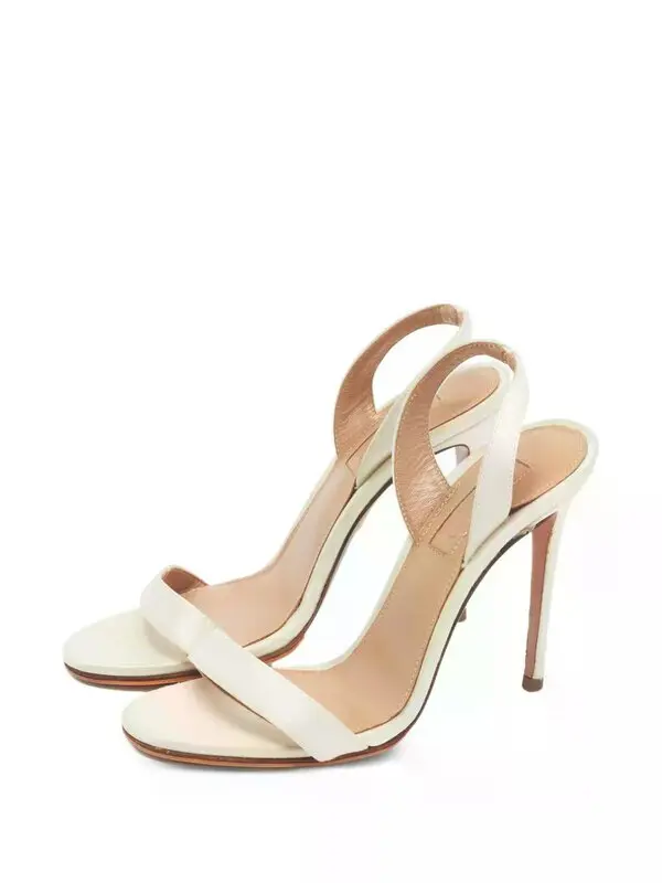 AQUAZZURA So Nude Slingback Stiletto Sandals