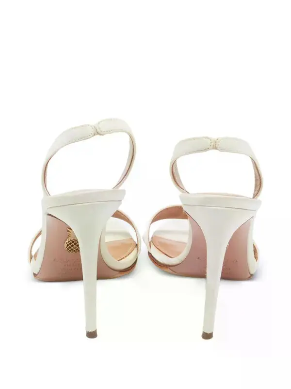 AQUAZZURA So Nude Slingback Stiletto Sandals