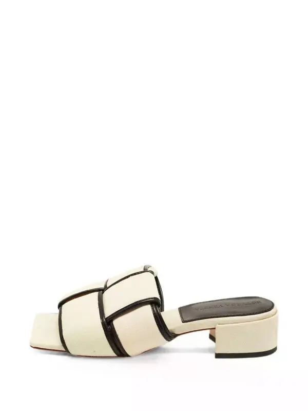 Bottega Veneta Lido Woven Sandals - Neutrals