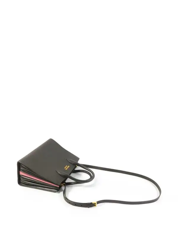 Prada Logo Detail Tote Bag - Black