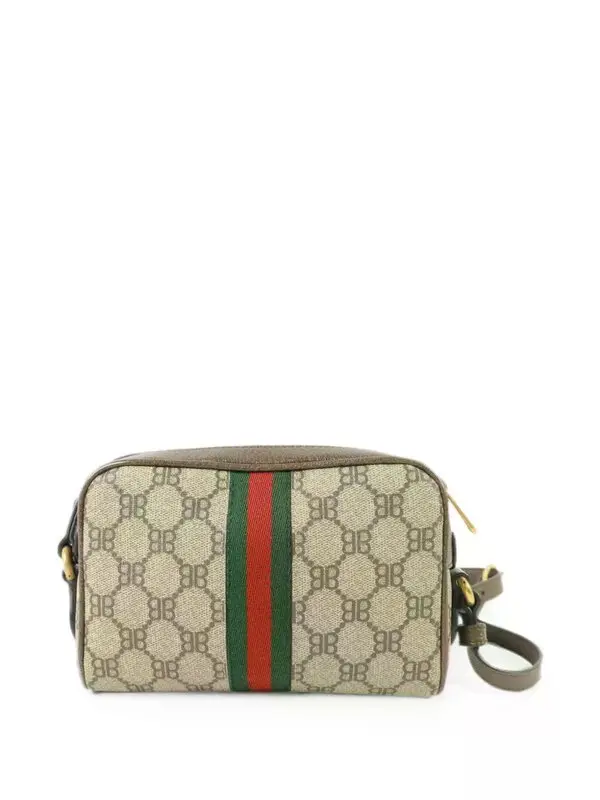 Balenciaga X Gucci The Hacker Project Bb Monogram Shoulder Bag