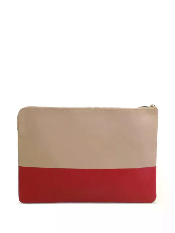 Celine Two-tone Leather Clutch Bag