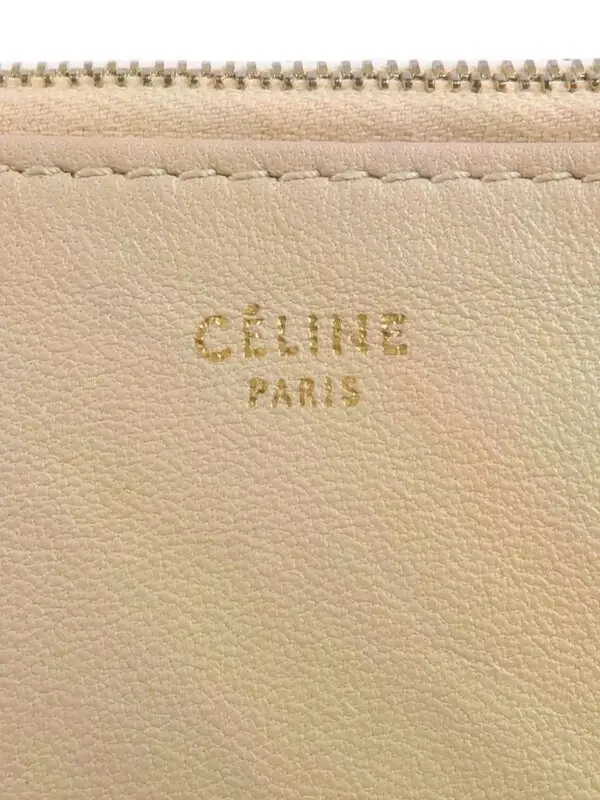Celine Two-tone Leather Clutch Bag