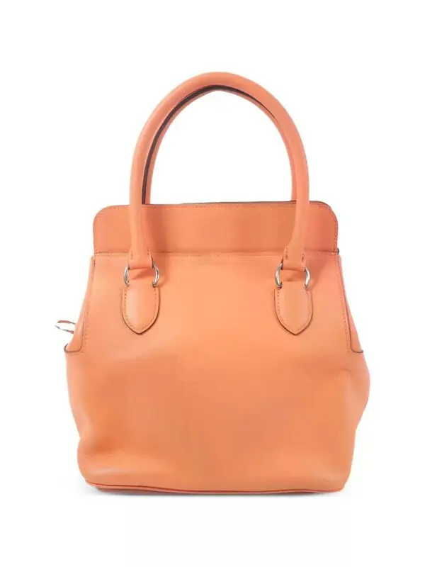 Hermès Toolbox Leather Shoulder Bag - Orange