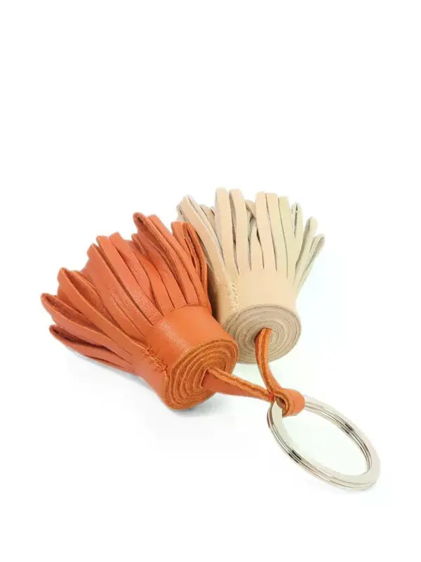 Hermès Carmen Uno-dos Key Ring - Neutrals