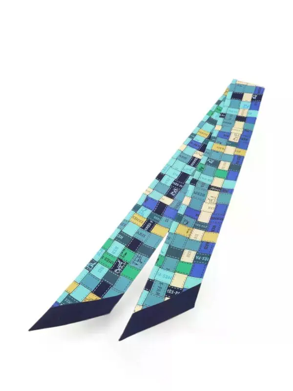 Hermès Print Silk Scarf
