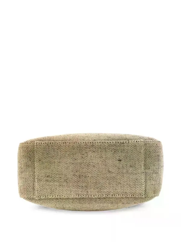 Prada Logo-patch Canvas Shoulder Bag