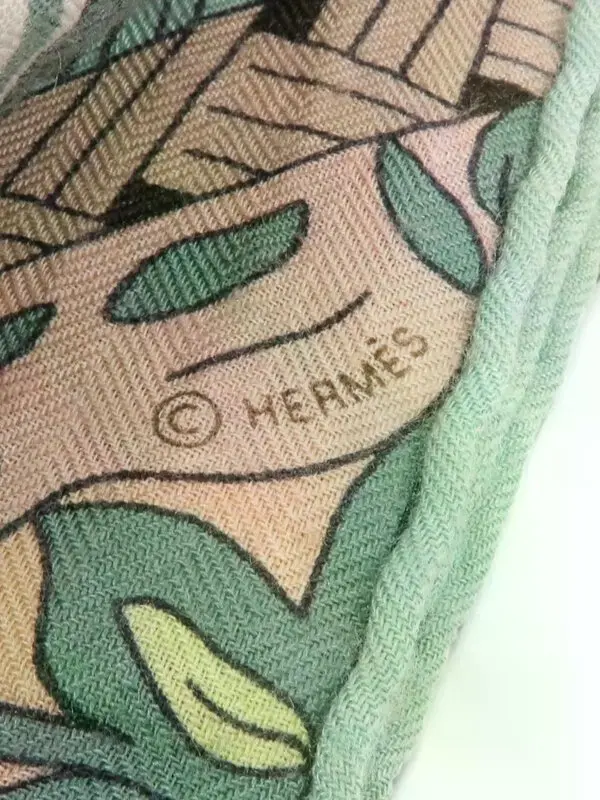 Hermès Graphic-print Scarf