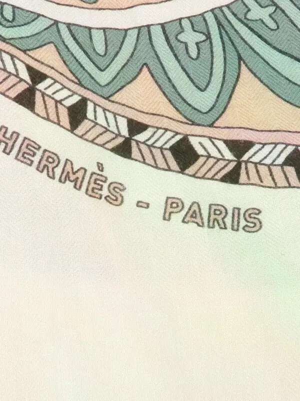 Hermès Graphic-print Scarf