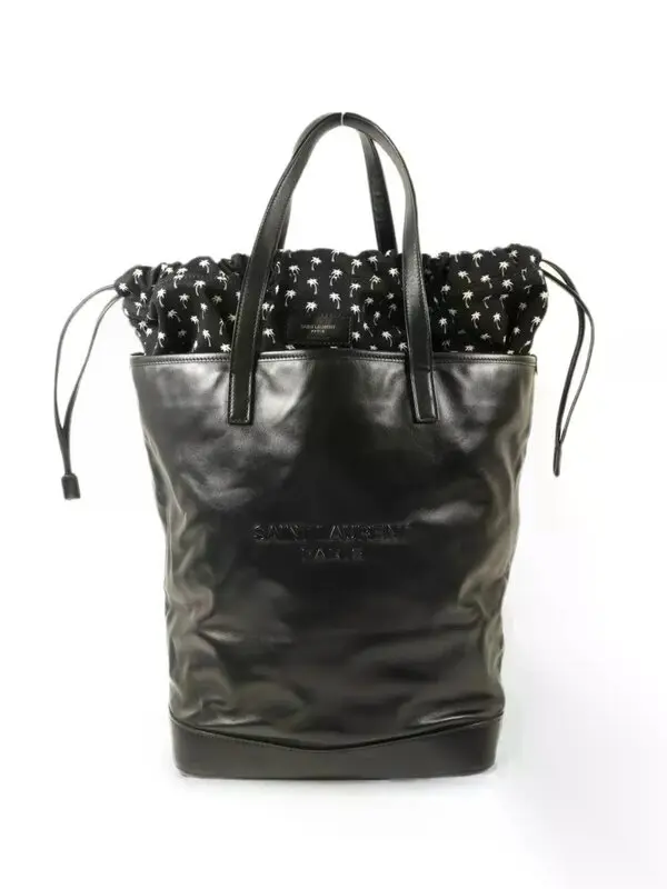 Saint Laurent Teddy Drawstring Tote Bag
