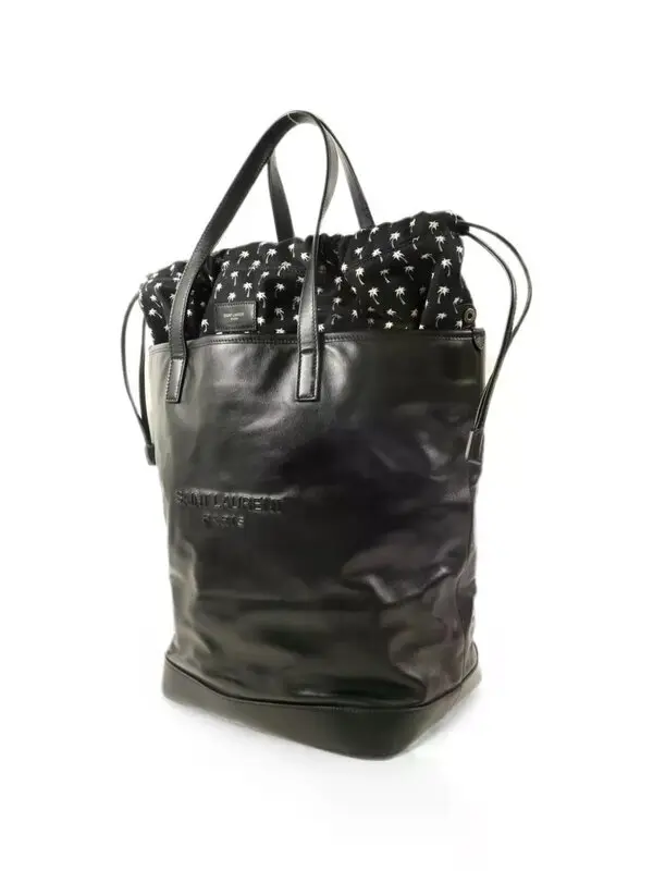 Saint Laurent Teddy Drawstring Tote Bag