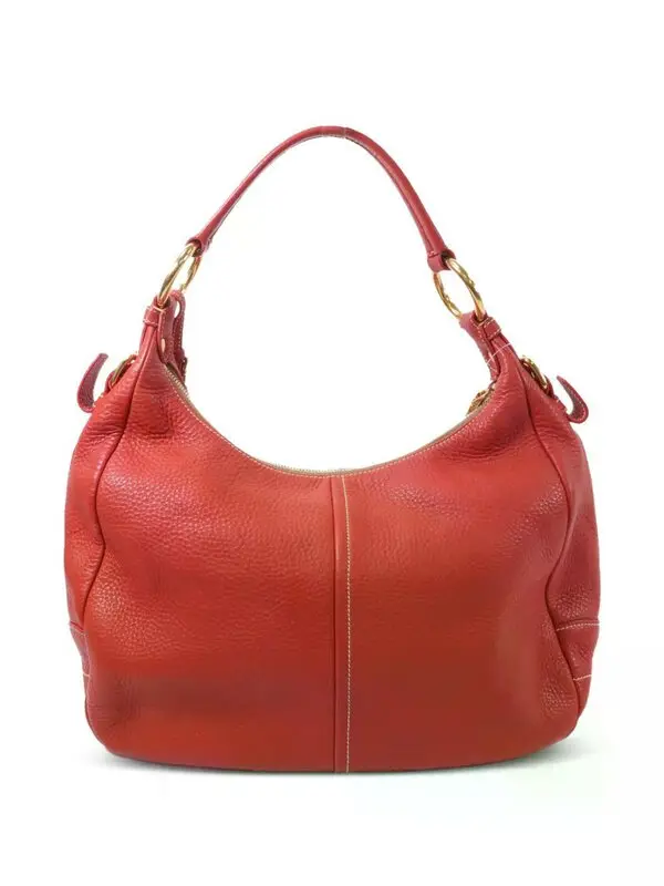 Prada Leather Tote Bag - Red