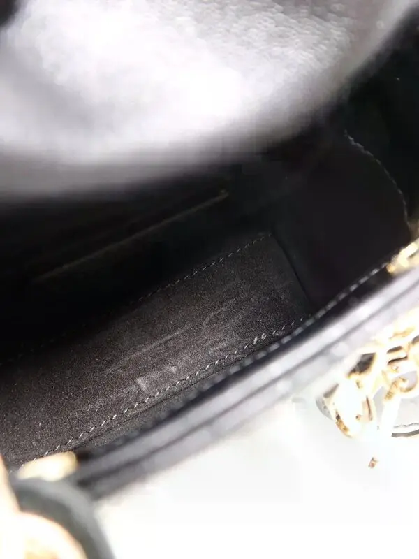 Dior Micro Lady Tote Bag - Black