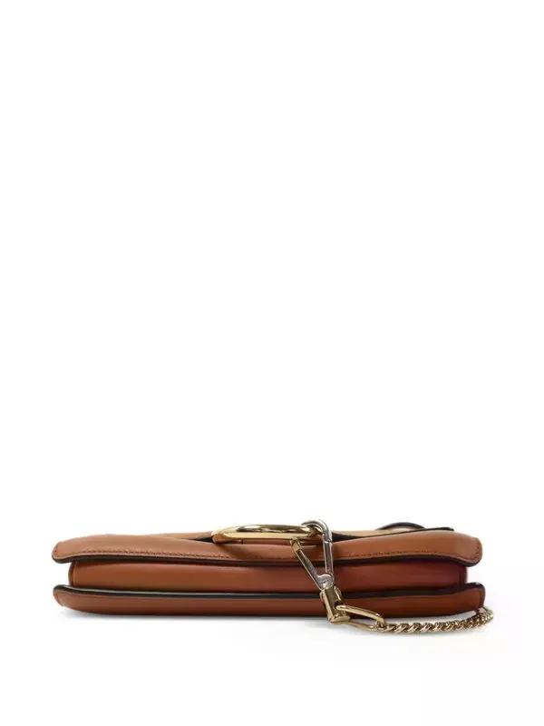 Chloé Faye Leather Shoulder Bag - Brown