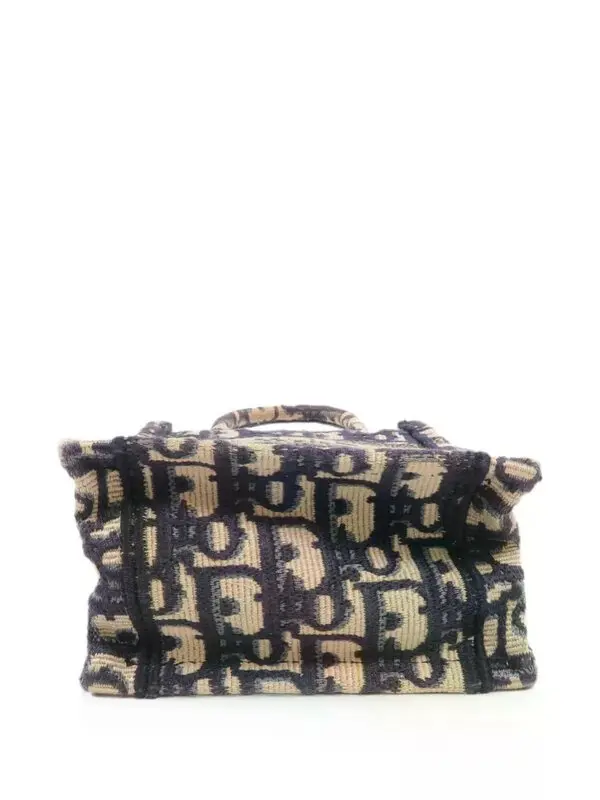 Dior Mini Book Tote Monogram-pattern Tote Bag
