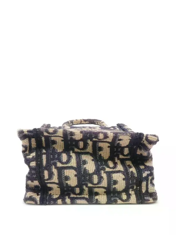 Dior Mini Book Tote Monogram Canvas - Blue
