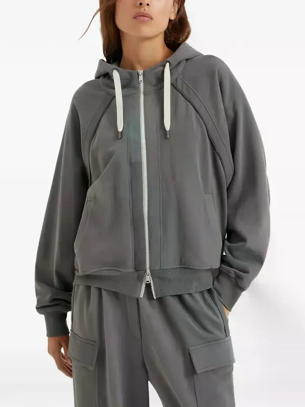 Brunello Cucinelli Zip-up Cotton Hoodie